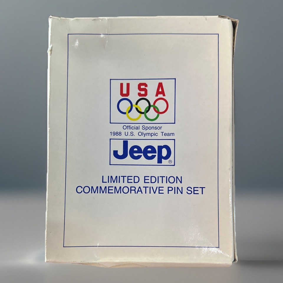 U.S. Olympic Team - 1988 Framed Commemorative Pin Set Official Sponsor ...