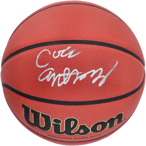 Cole Anthony UNC Tar Heels Autographed NCAA Game Basketball | eBay