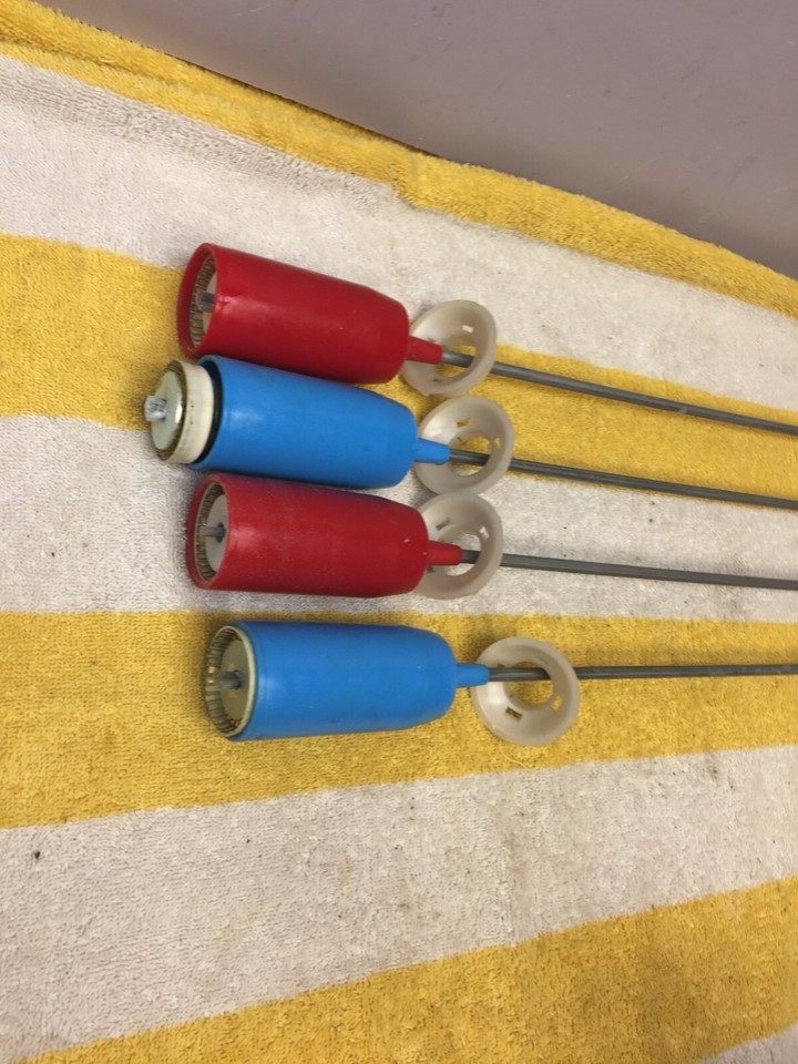 GE Washer Suspension Rod and Spring SET WH16X10158 WH16X10159 Free ...