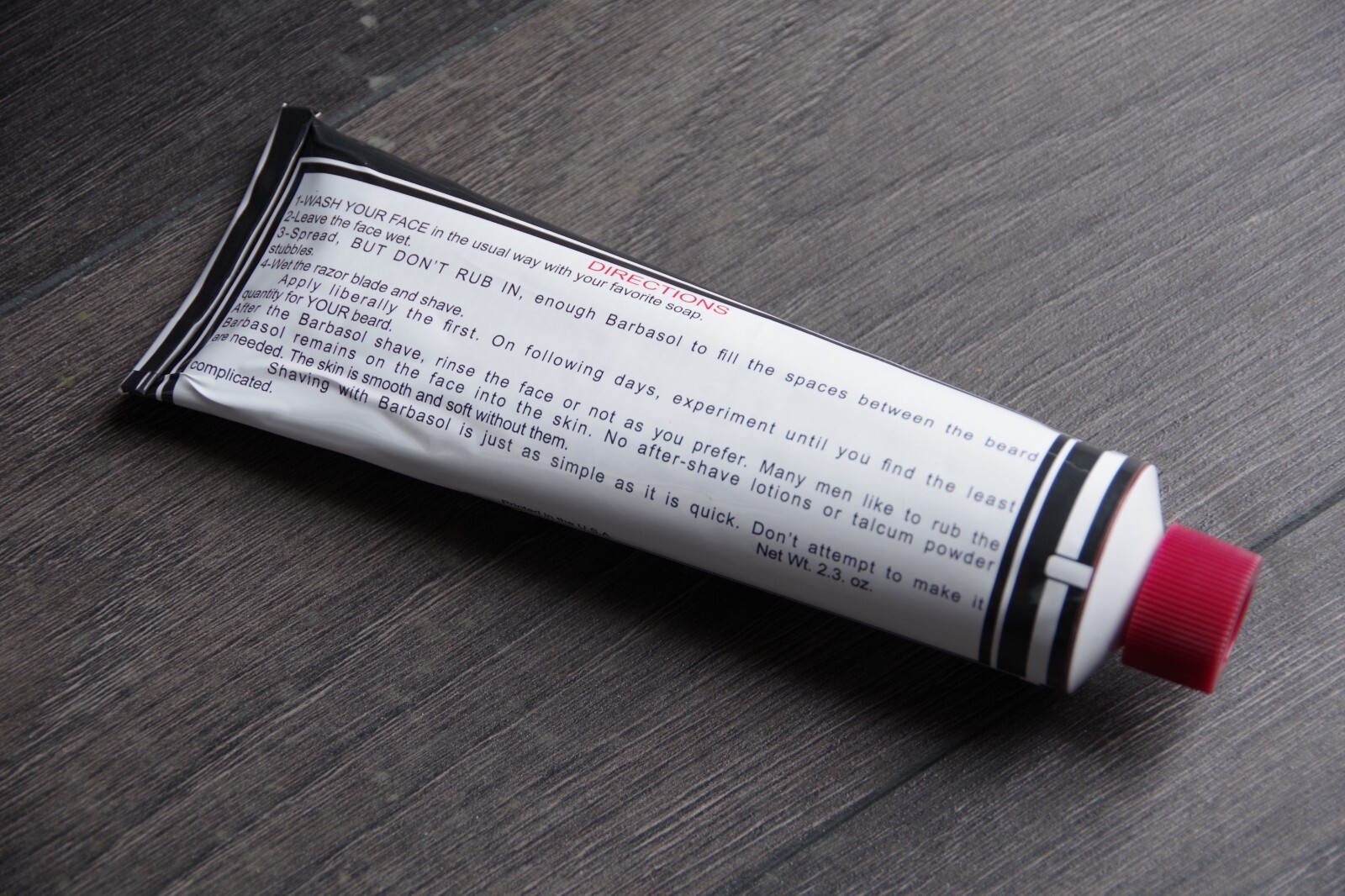 BARBASOL WW2 US Shaving cream tube LABELS for wash roll kits - Normandy ...