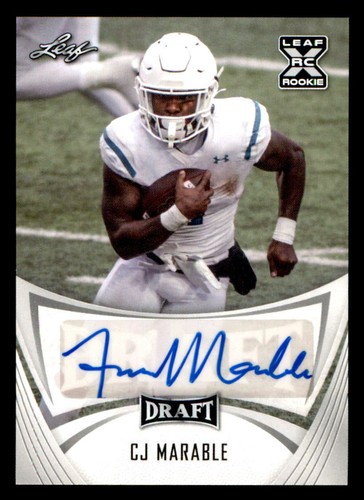 2021 Leaf Draft AUTO #BACJM CJ Marable (ref 225447) | eBay