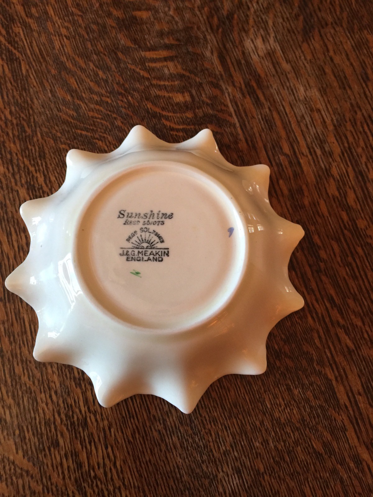 1937 J. & G. Meakin Dish Coronation Edward VIII Sunshine Sol | eBay