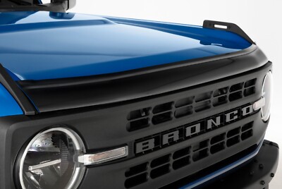 Fits 21-22 Bronco GTS Smoke Acrylic Bug Guard Hood Deflector Protection ...