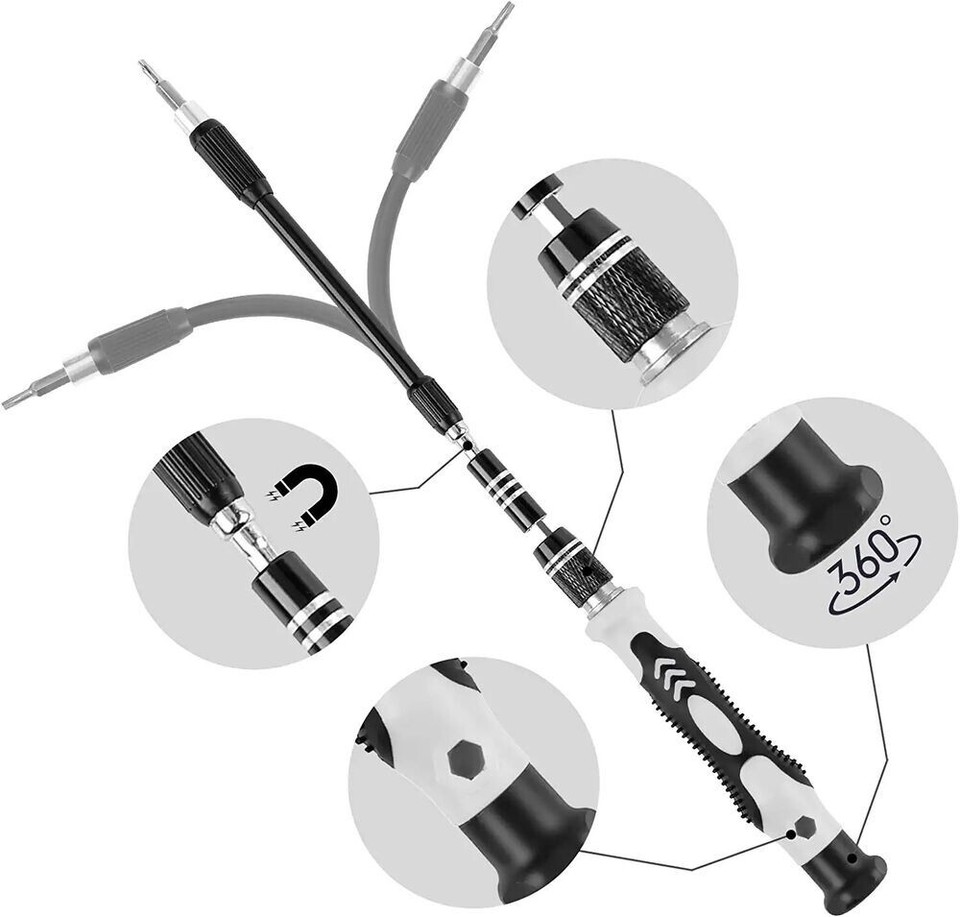 117 Nintendo Switch N64 NES Joy-con Wii Triwing Screwdriver Set Repair ...