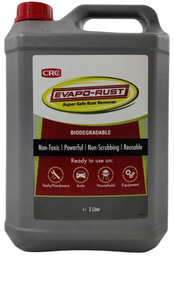 Evapo-Rust Super Safe Rust Remover 5L Reusable Evaporust Rust Remover ...
