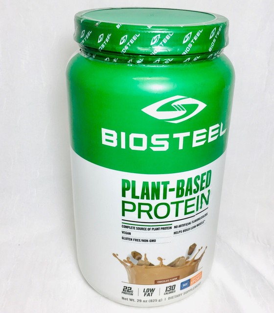BioSteel Plant-Based Protein Powder Post Workout CHOCOLATE 25 Servings ...