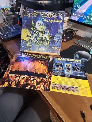 IRON MAIDEN Live After Death CAPITOL Vinyl Record 2XLP Gatefold 1985 W ...