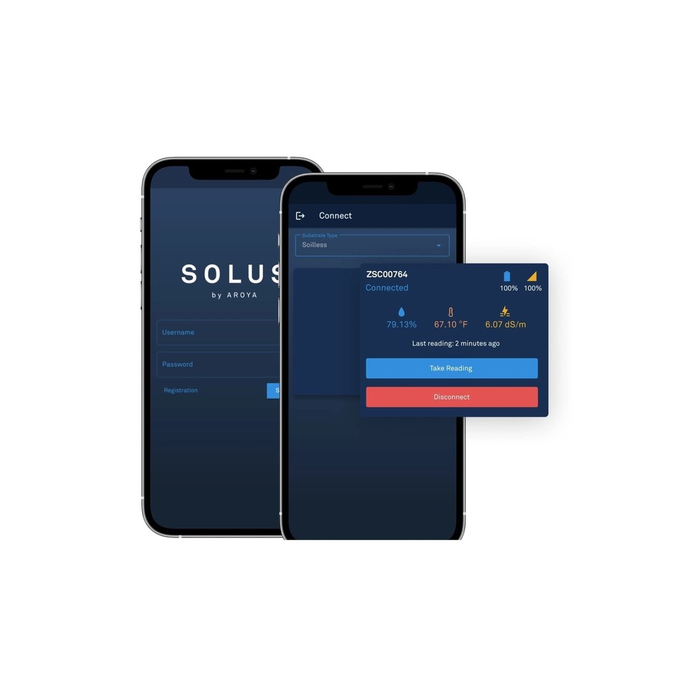 AROYA Solus 3 in 1 Soil Moisture Content, EC, Temperature Meter & Spot ...