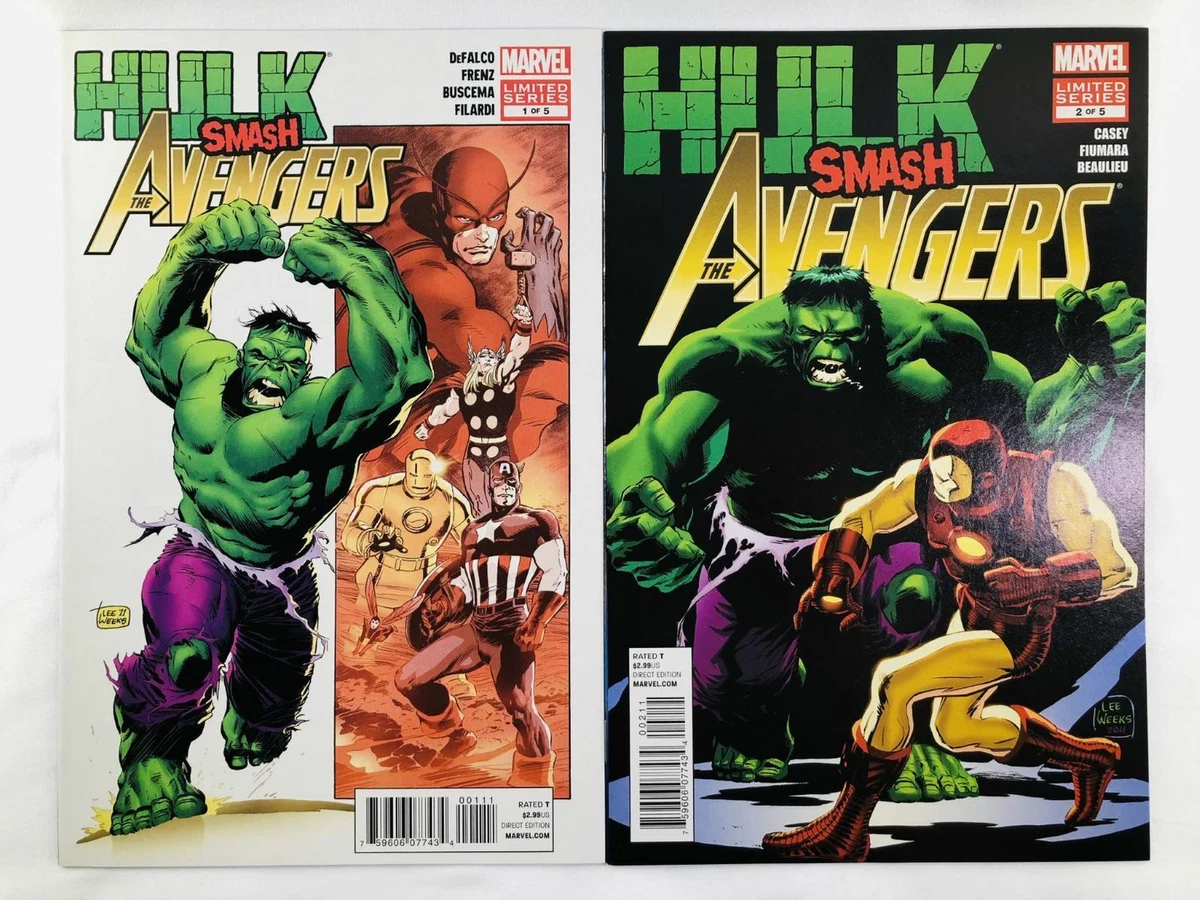 Hulk Smash Avengers Comic