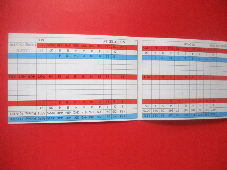 vtg - Golf Scorecard - NORTH FULTON GOLF COURSE gc - Atlanta GA | eBay