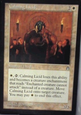 Calming Licid - Stronghold: #2, Magic: The Gathering NM R3 | eBay