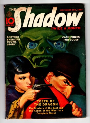 PULP: SHADOW 1937 Nov 15 -High Grade- STREET AND SMITH-RARE PULP FN+ | eBay