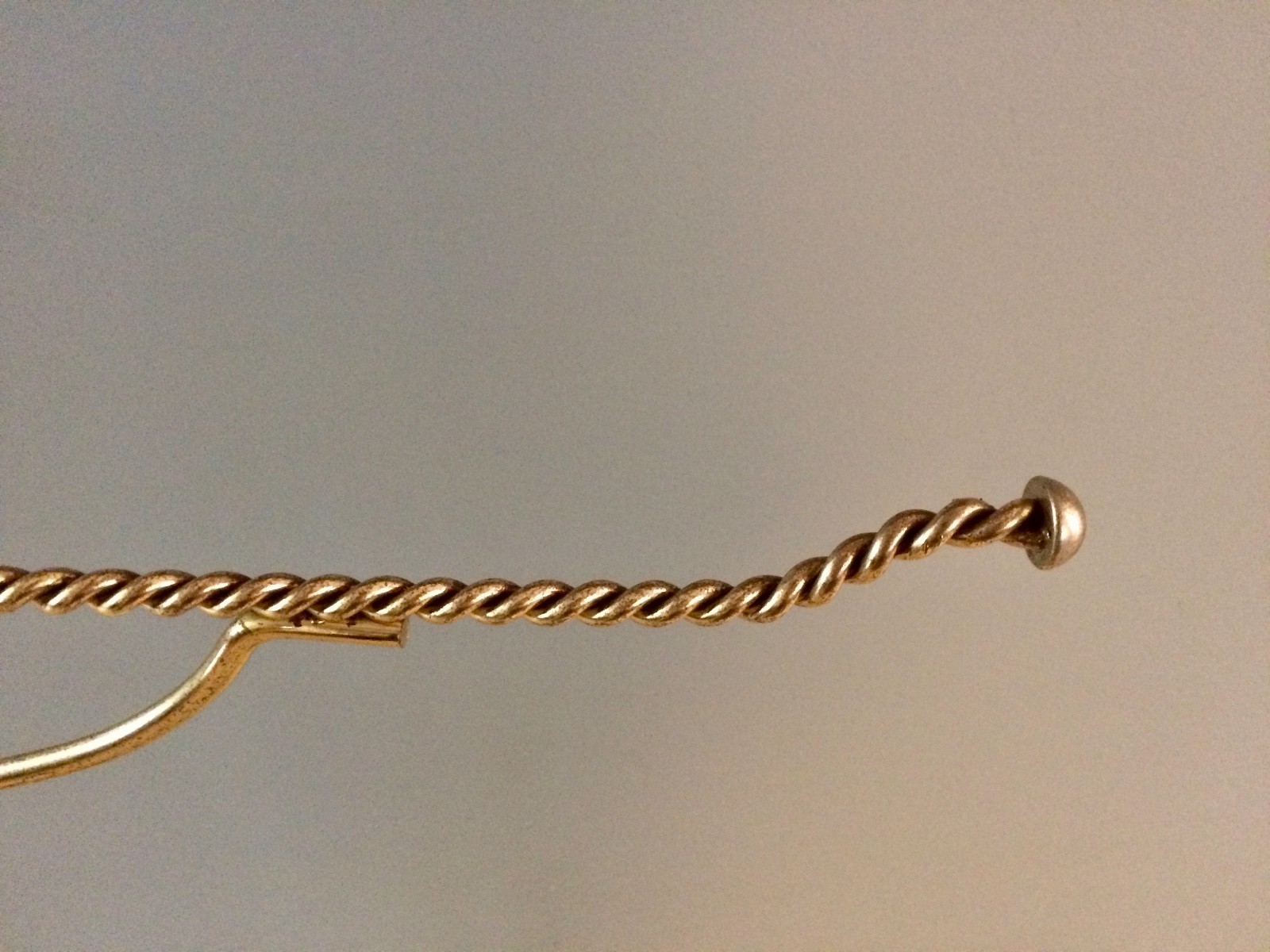 Vintage MCM Hollywood Regency Elegant Gold Quilt Rack Towel Stand ...