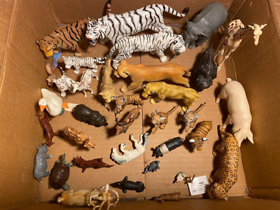 Huge Lot of 32 Animal figures schleich, safari ltd, papo, Etc | eBay