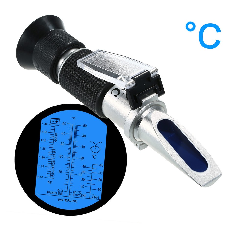 Handheld Antifreeze Refractometer with ATC for Accurate Coolant Testing ...