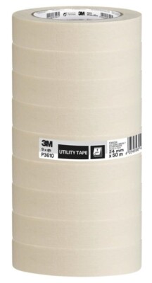 Scotch 3M Utility Masking Tape (9 Pack) 24mm x 50m (P3610) | eBay UK