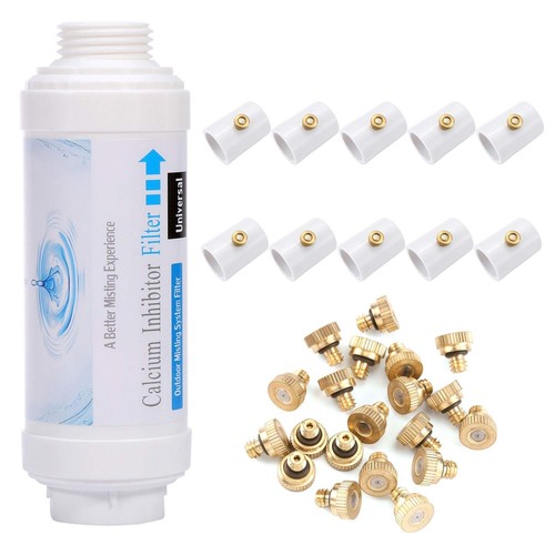 Outdoor System Mist Calcium Inhibitor Filter Bundle with 10Pack 1/2 ...