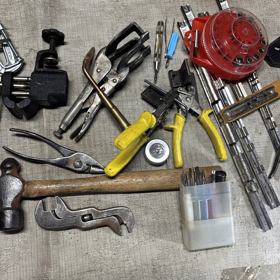Huge Lot Of Vintage Random Tools All Trades: Mechanic Machinist ...