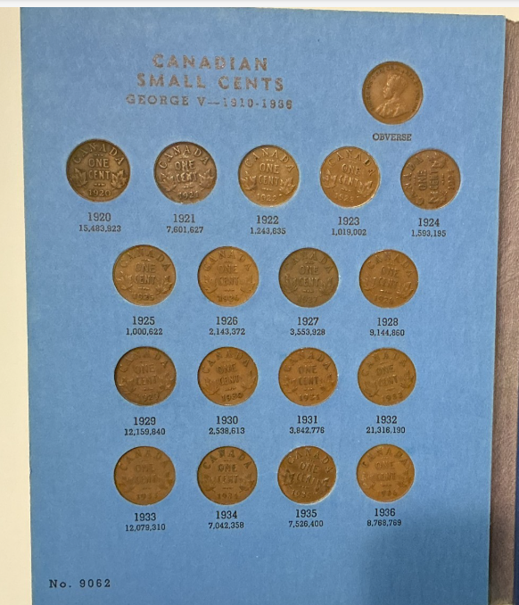CANADIAN SMALL CENT SET COMPLETE WITH NICE KEY DATES **1920-1972** | eBay