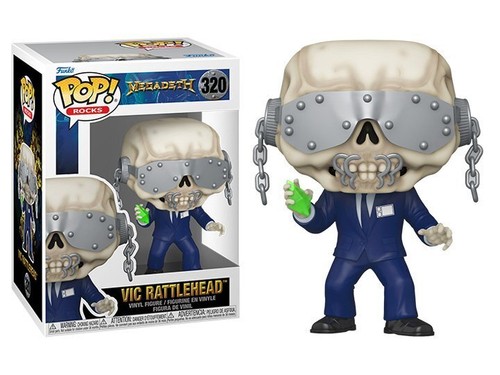 Megadeth Funko Pop Rocks Vic Rattlehead TOY | eBay