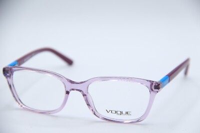 NEW VOGUE VO 2967 2686 CLEAR PURPLE AUTHENTIC FRAMES EYEGLASSES 47-16 ...