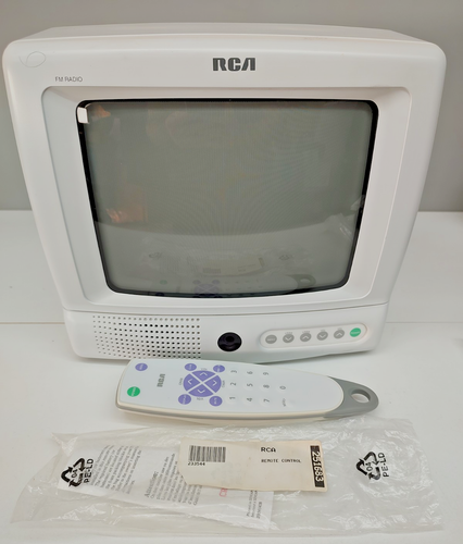 RCA CRT TV 9" Inch Television Model E09310WH w/ Remote Video in Photos ...