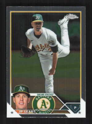 JP Sears 2023 Topps Chrome Update Oakland Athletics #USC42 | eBay