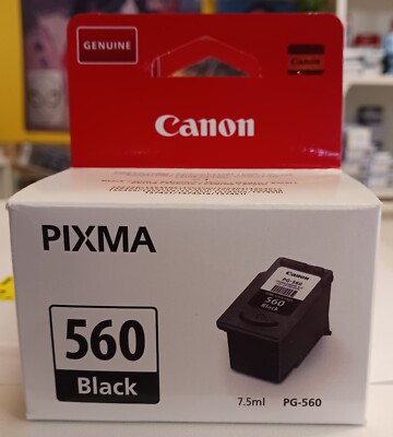 Canon PG-560 ORIGINALE Nero PG 560 PIXMA TS5350 TS5350A TS7450 TS7451 ...