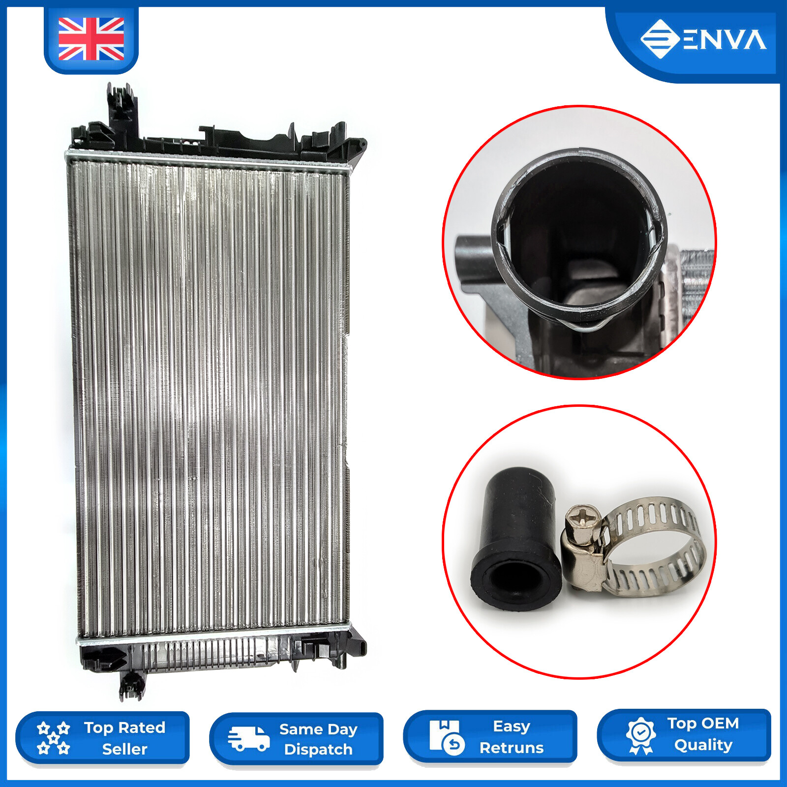 Engine Cooling Radiator For Mercedes-Benz Sprinter VW Crafter 30-35 ...