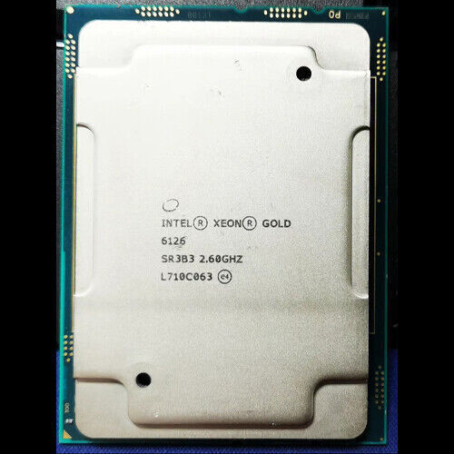 Intel Xeon Gold 6126 Processor 2.60GHz~3.70GHz 12Core 24Threads LGA3647 ...