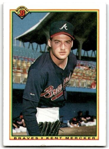 1990 Bowman Baseball Card Kent Mercker Atlanta Braves #6 | eBay