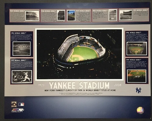 YANKEE STADIUM Final Season 1923- 2008 16x20 Photo File Mlb Holo Derek ...