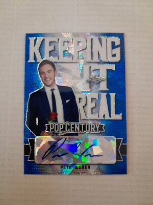 Pete Weber /20 Blue Ice KIR Autograph Card 2021 Leaf Pop Century The ...
