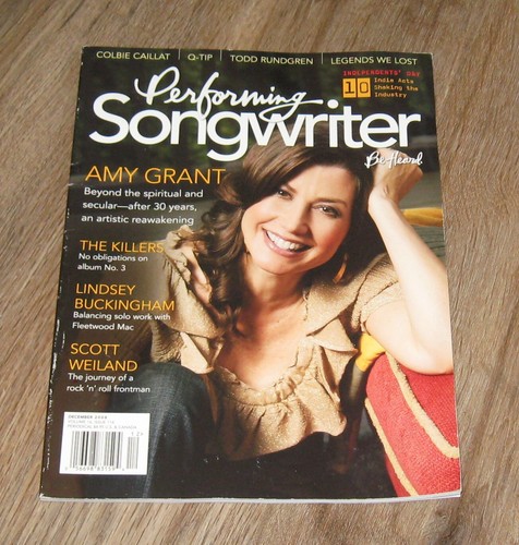 Songwriter 2008 magazine AMY GRANT Scott Weiland TODD RUNDGREN Brandon ...