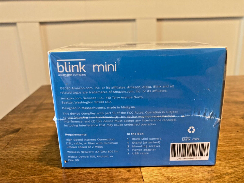 Blink Smart Security Camera Bundle - 4 outdoor cameras, 1 indoor mini ...