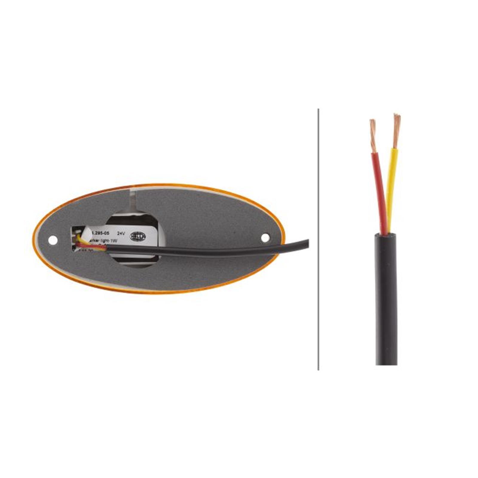 2ps 964 295-051 HELLA Side Marker Light 24 V for sale online | eBay