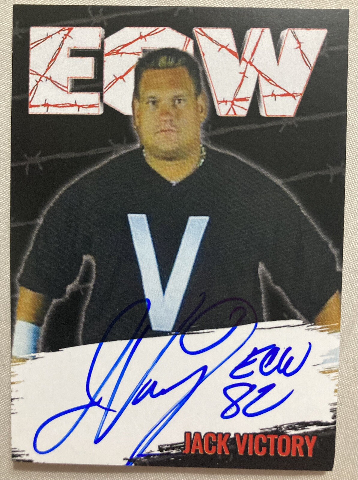 ECW auto card Jack Victory wwe wrestling signed autographed | eBay