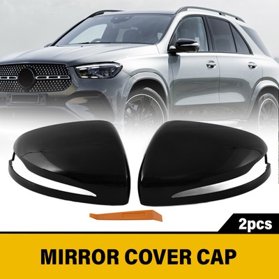 Glossy Black For Mercedes-Benz X167 W167 W464 2019-2023 Side Mirror ...
