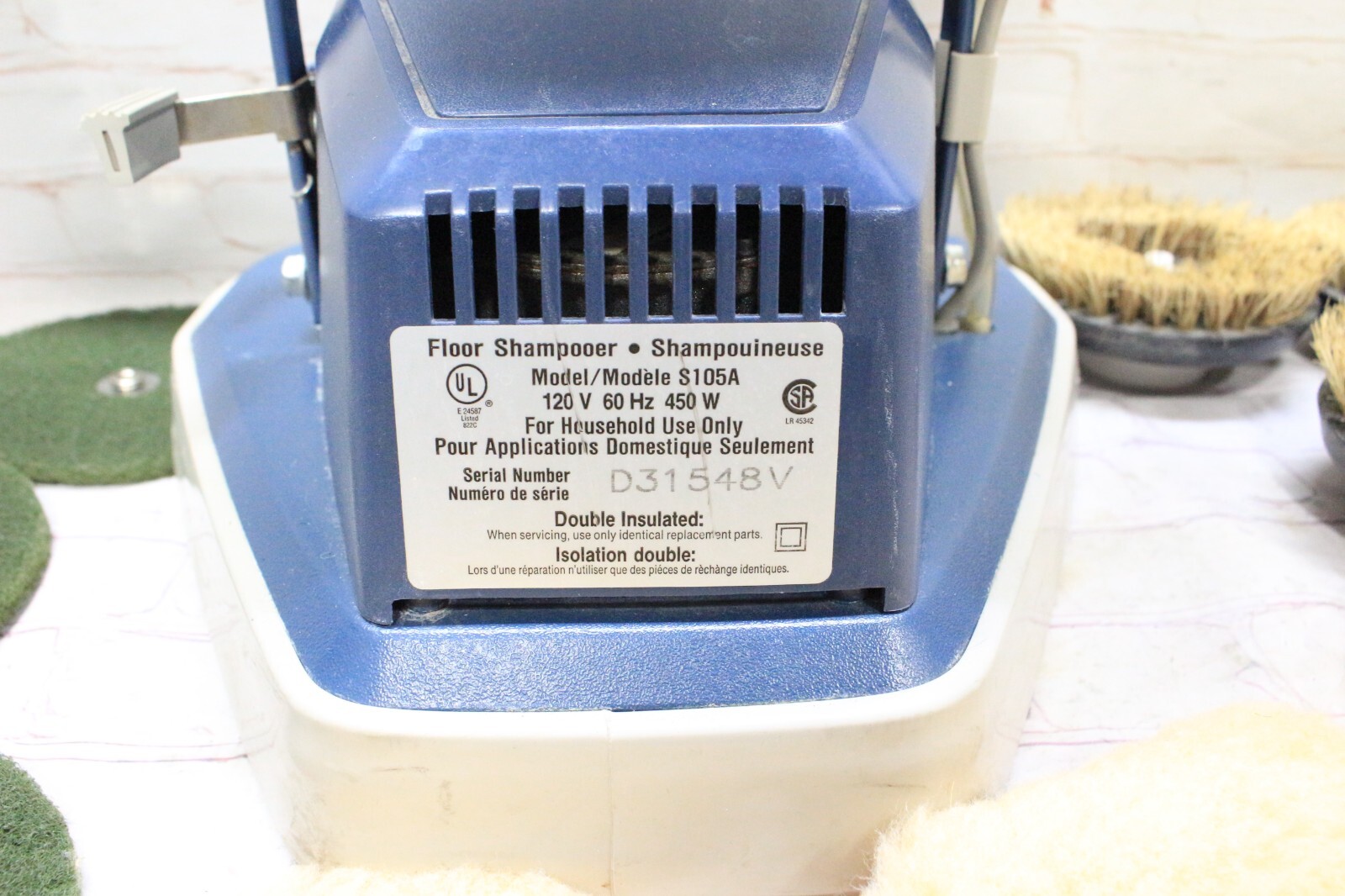 Electrolux Epic Floor Pro Model S105A Carpet Shampooer Scrubber Buffer ...