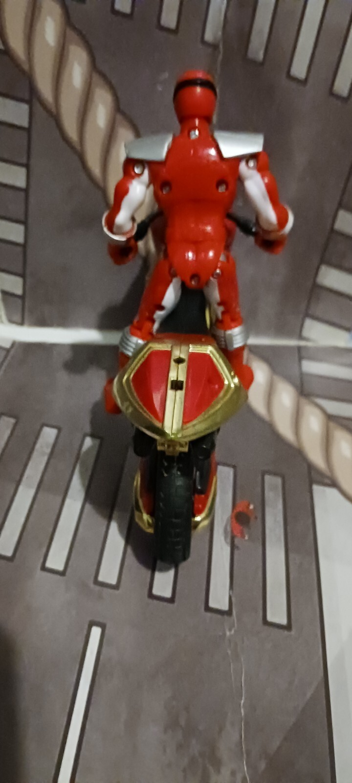 Power Rangers Wild Force Red Savage Cycle Motorcycle& Figure | eBay ...