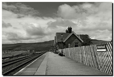 RIBBLEHEAD TRAIN STATION YORKSHIRE UK TOP quality 18" x 12" print ...