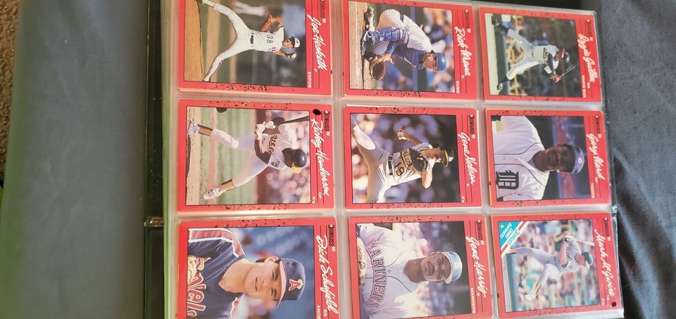 topps baseball cards collecting album includes 8 rare error cards | eBay