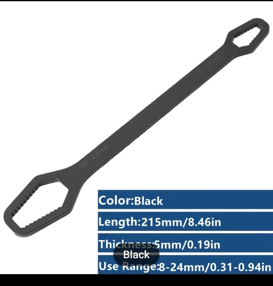 Universal Double-Ended Wrench Tool: Multifunctional, Adjustable Wrench ...