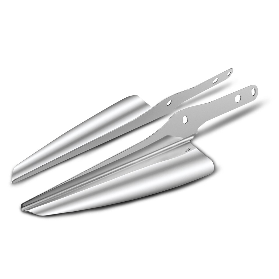 For Harley Heritage Softail Classic Front Fork Mount Wind Deflectors ...
