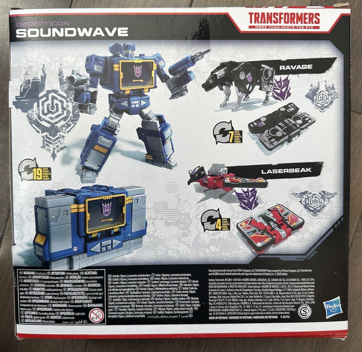 Transformers Cybertron Soundwave With Laserbeak Price