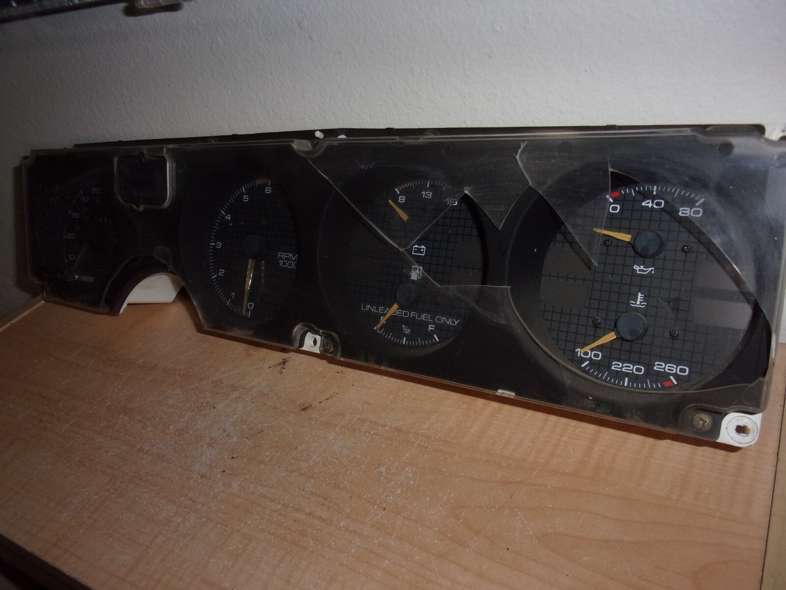 1985-1992 Pontiac Firebird Trans Am V6 Gauge Instrument Cluster ...