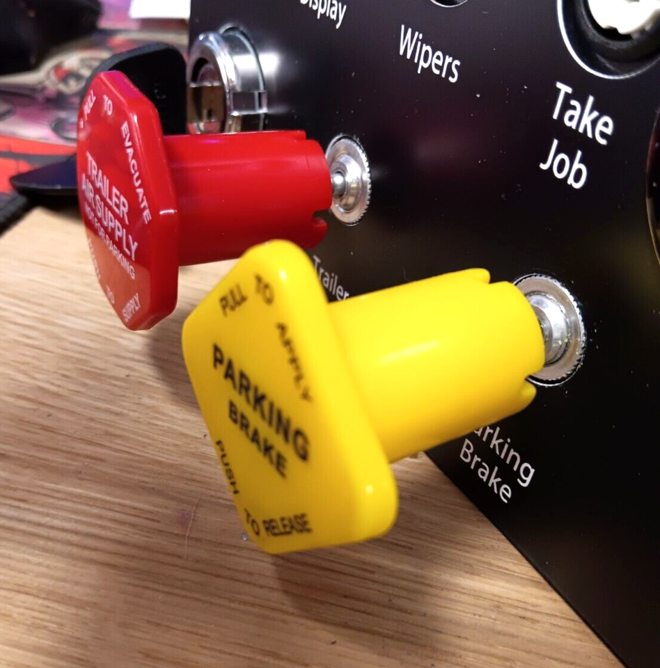 DIY ATS/ETS real brake knobs button box American Truck Simulator PAIR ...