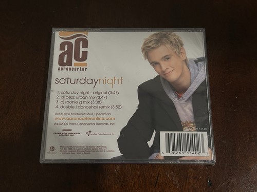 Aaron Carter CD Saturday Night 4 track hit single FACTORY SEALED | eBay