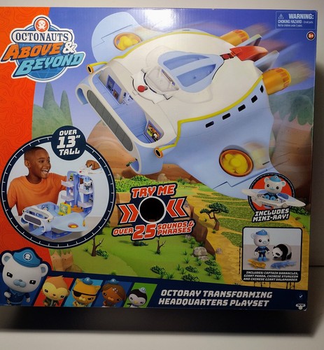 Octonauts Above & Beyond, Octoray Transforming Playset with Captain ...