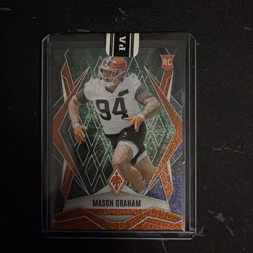 1/1 Mason Graham 2025 PANINI PHOENIX ROOKIE FIREBURST CELESTIAL RC 1/1 ...